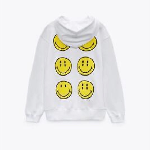Zara | Tops | Zara X Smiley Happy Collection Oversize Sweatshirt | Poshmark